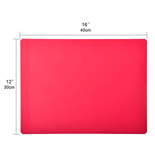 Placemats for Kids, Silicone Placemat for Dining Kitchen Table, Waterproof Dining Mat for Kids Baby Toddler, Reusable, Easy to Clean (5 Pack) Multicolor