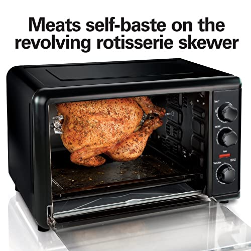 Hamilton Beach Counter Top Oven with Convection & Rotisserie Extra Large Capacity - 31101