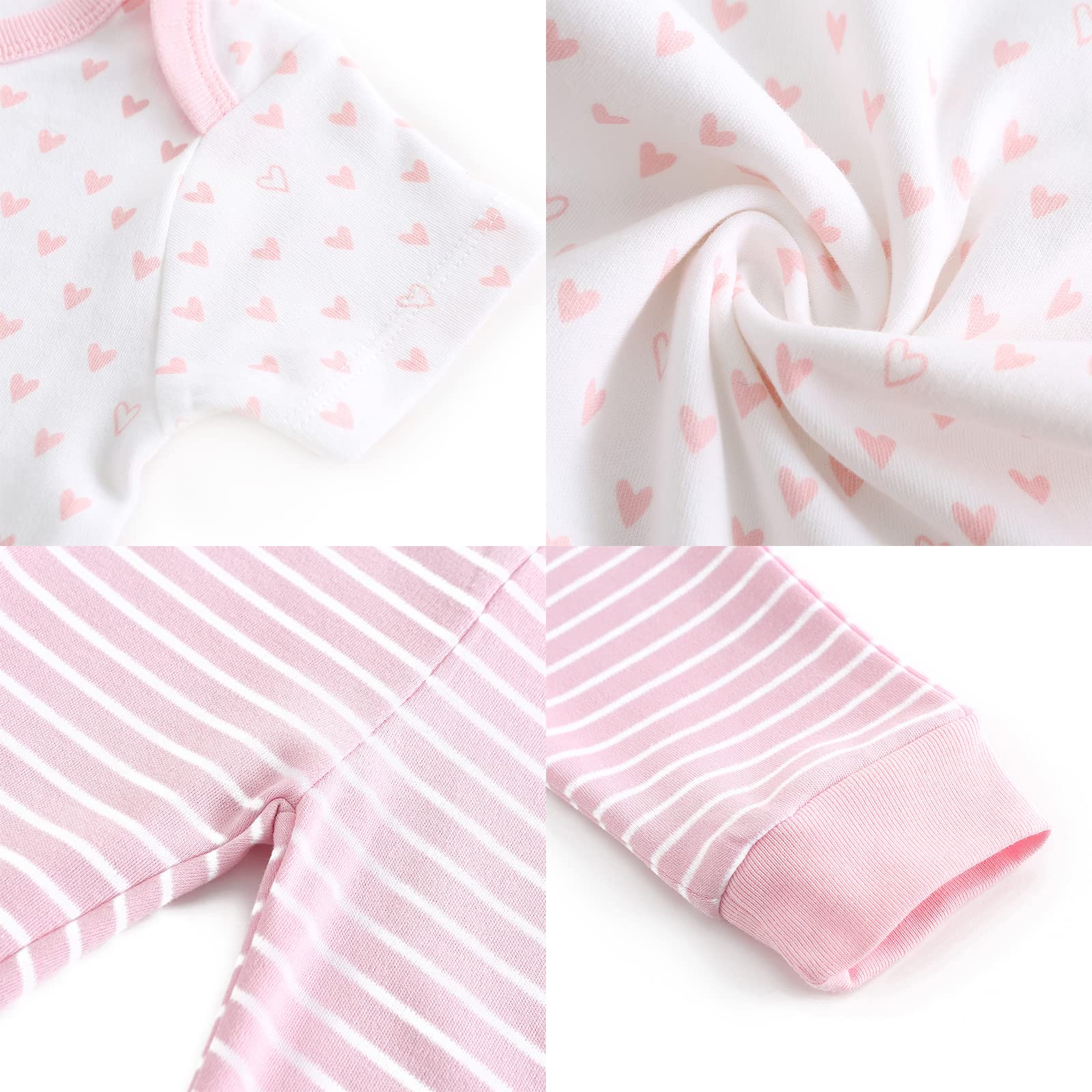 MAMIMAKA Newborn Layette Gift Set 27-Piece Baby Girl Clothes Bodysuits, Pants Essentials and Accessories 0-6Months