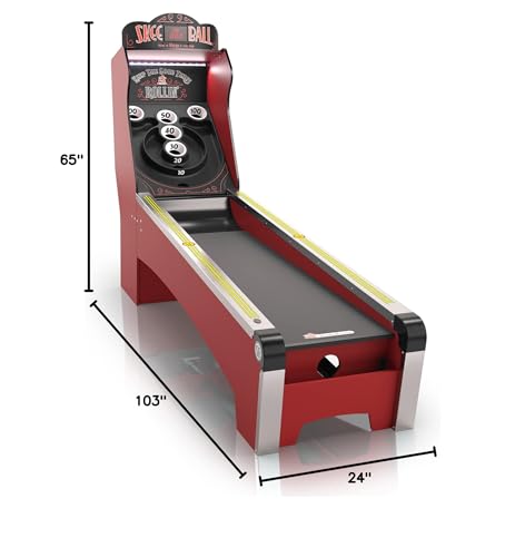 Skee-Ball Arcade Table Machine Game for Home Basement Recreation Room - Deluxe Nostalgic Classic Family Fun of Roll and Score - Made in The USA