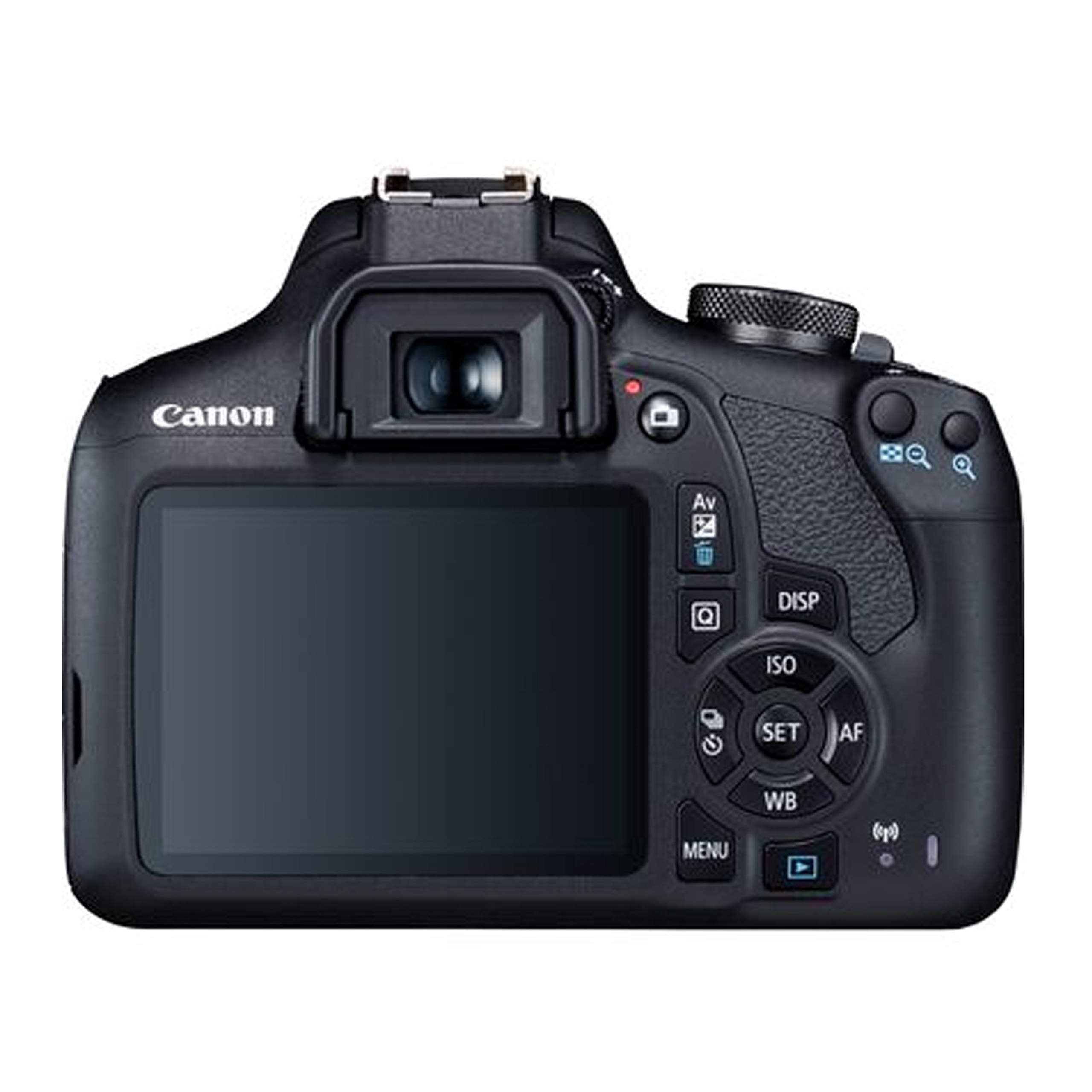 Canon EOS 2000D (Rebel T7) DSLR Camera w/EF-S 18-55mm F/3.5-5.6 Zoom Lens+ 64GB Memory + Flash + Sling Case + Steady Grip Pod + Tripod + Filters + Software + More (34pc Bundle)