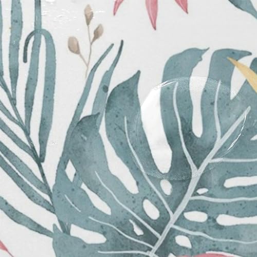 BLuevi Pink Flamingo Shower Curtain for Bathroom Waterproof Fabric with Hooks 72x72 Inch
