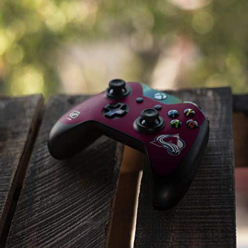 Skinit Decal Gaming Skin Compatible with Xbox One Controller - Officially Licensed NHL Colorado Avalanche Distressed Design