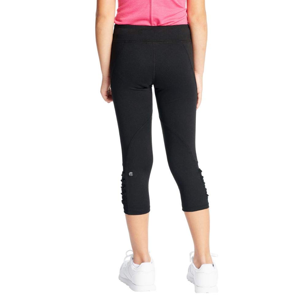 C9 Champion girls Performance Capri Leggings, Ebony, Medium US