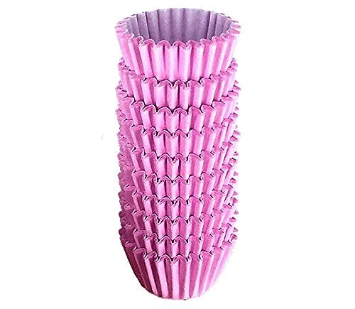 Candy Cups Dessert Wrappers Fla - Forminha para Brigadeiro - Paper Cup Liner for Sweets | For Birthday, Bridal and Baby Shower (Light Pink) - SMALL