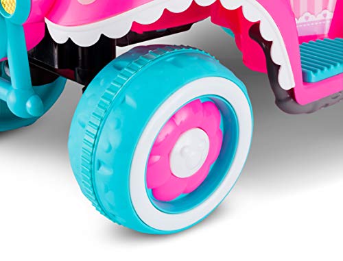 Kid Trax Toddler Disney Minnie Mouse Quad Ride-On, Kids 18-30 Months, 6V Battery and Charger Included, Max Weight 45 lbs, Hot Pink