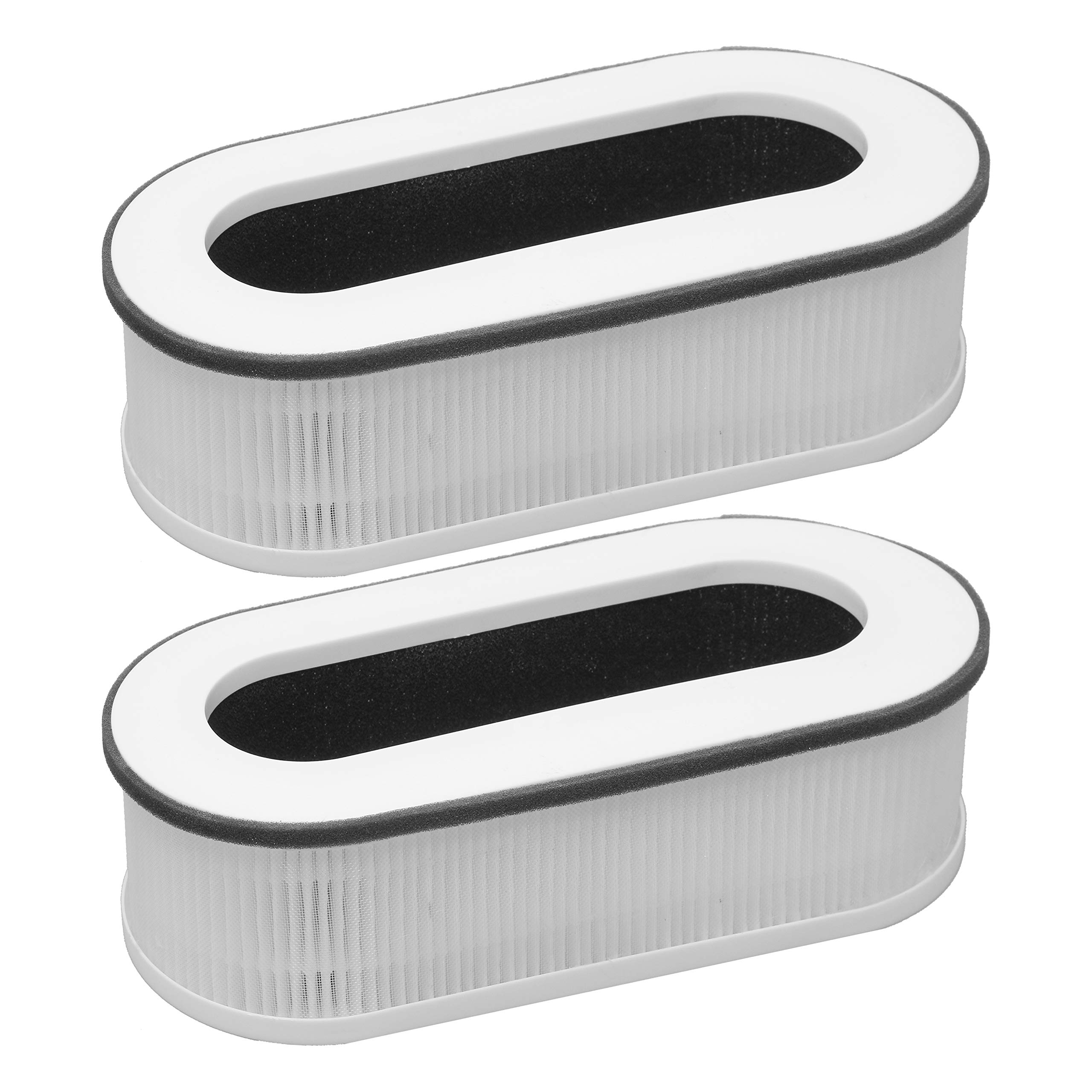 Rioche RP-AP068 H13 True HEPA 3-in-1 Replacement Filter, Compatible with RENPHO Compact Air Purifier RP-A068, 3-in-1 Pre-Filter, H13 True HEPA and Activated Carbon Filter, 2 Pack