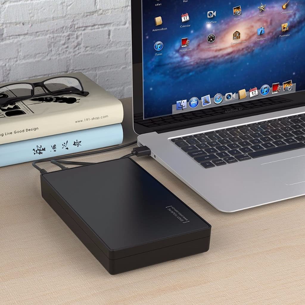 CZDYUF Hard Drive Enclosure SATA to USB3.0 External Hard Drive Docking Station for 2.5 3.5 Inch HDD SSD Support UASP 18TB Drives
