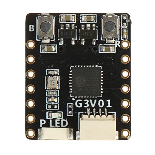 Development RGB LED Board Compatible with Python - Supporting 2.4GHz Wi-Fi and Long-Distance Bluetooth 5 with Built-in 400 KB SRAM and 4 MB Flash Memory