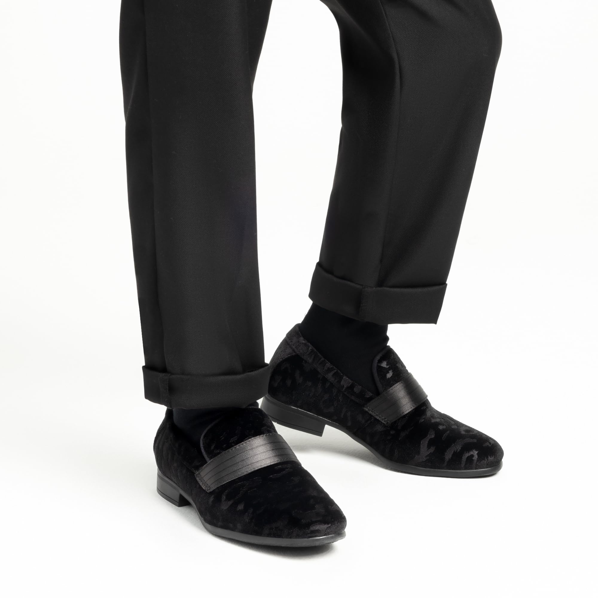 Bruno Marc Boy's Dress Formal Tuxedo Shoes Slip-on Loafers, Black, Size 10, SBLS2340K