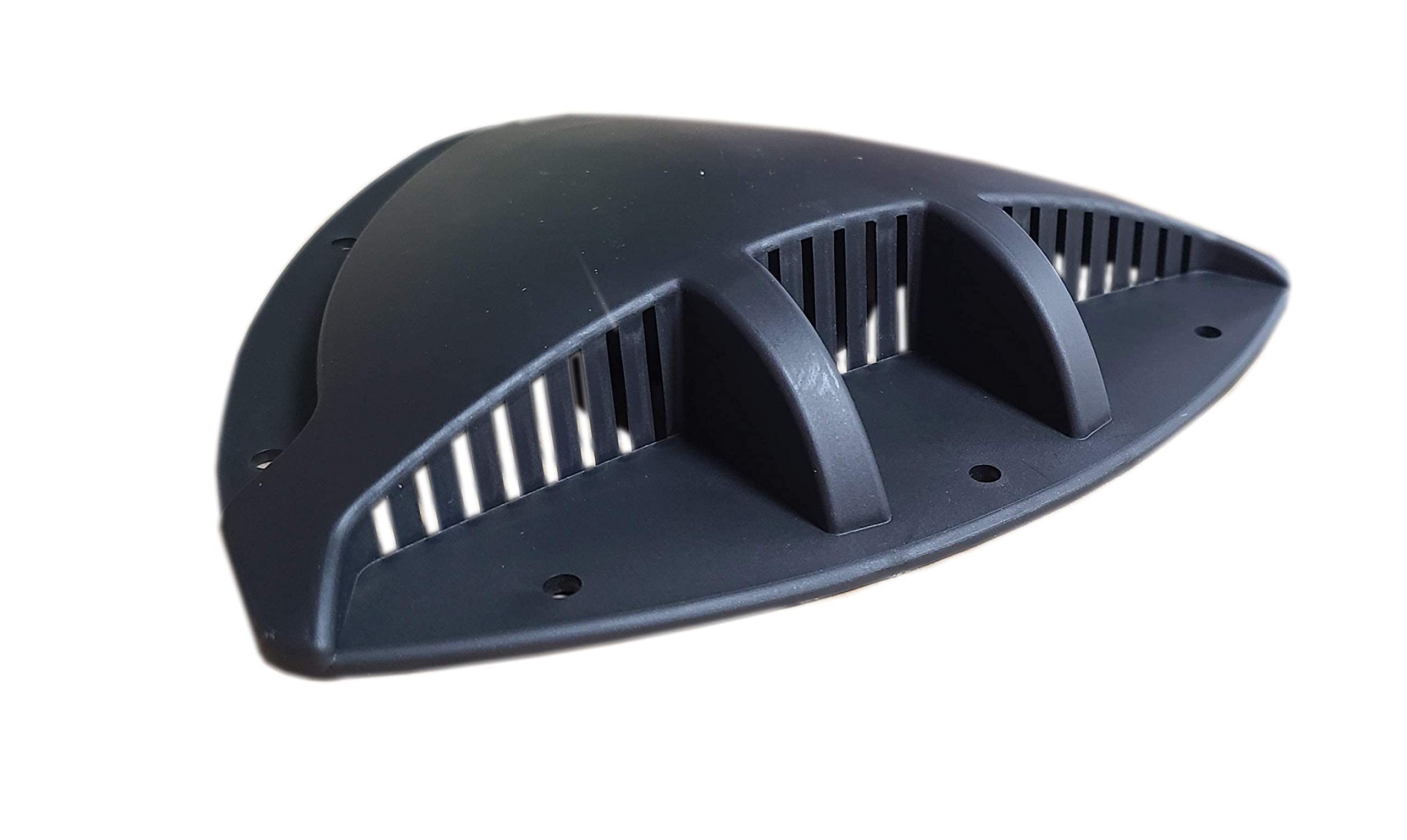 Class A Customs | RV ATV Cycle Truck Cargo Work Trailer Side Air Vents | Four Pack | Black | High Tech/Arrow Design