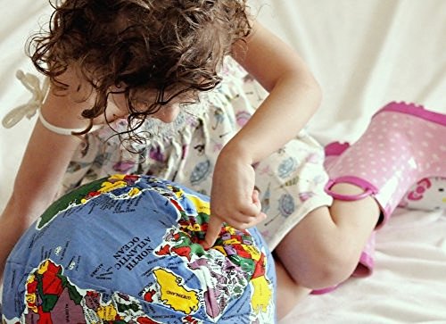 Hugg-A-Planet Classic Political Earth - The Original Soft & Huggable Planet Earth. 600 Places Labeled. Educational Toy for Kids 3+, Teens, Adults, Teachers and Parents.