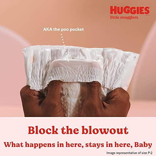 Huggies Newborn Diapers, Little Snugglers Baby Diapers, Size Newborn (up to 10 lbs), 76 Count