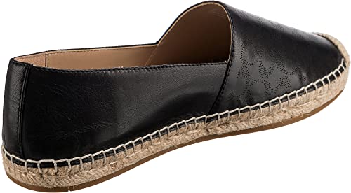 Coach Carley Leather Espadrille Black 7 B (M)