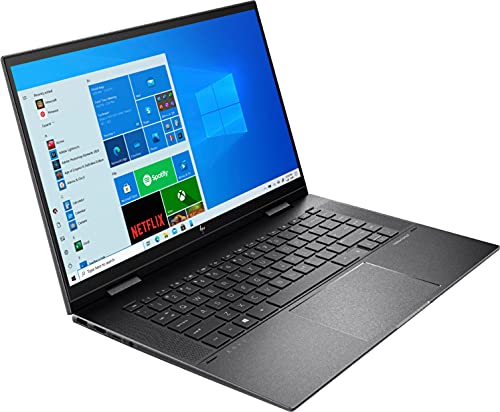 HP 2023 Envy X360 15.6" FHD 2-in-1 Touchscreen Laptop AMD 8-Core Ryzen 7 5825U Radeon Graphics 24GB RAM DDR4 1TB NVMe SSD HDMI2.1 2xUSB-C w/DP Backlit KB WiFi AX BT Windows 11 Pro w/RE 32GB USB