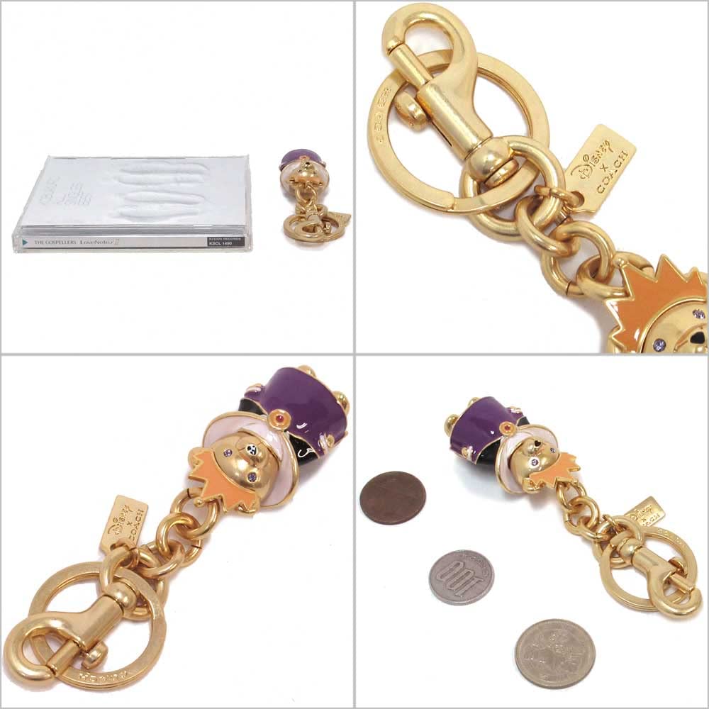 COACH Disney X Evil Queen Bear Bag Charm Style No. CC345