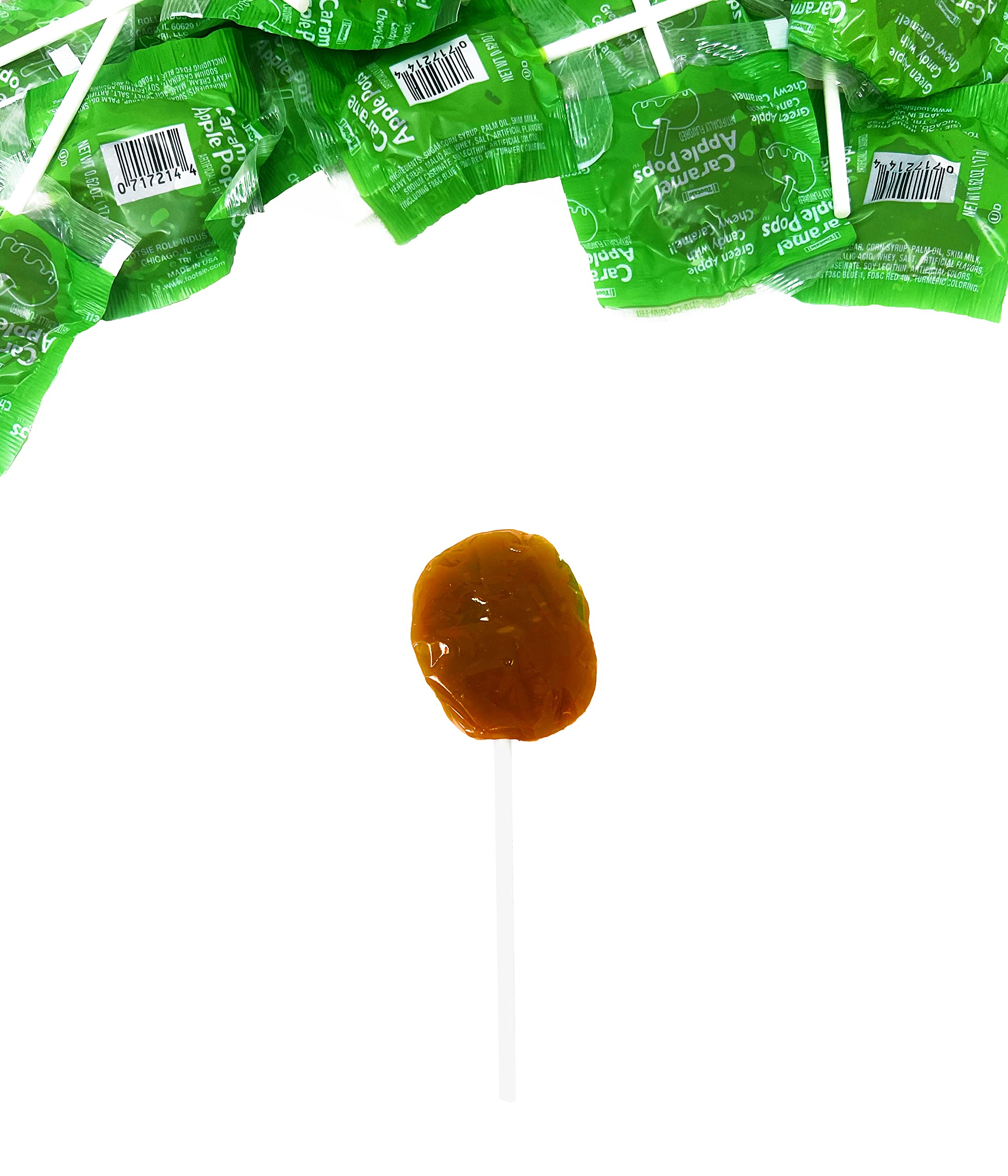 Carmel Apple Tootsie Pops Bulk Lollipops Suckers Filled With Chewy Tootsie Roll Candy Single Flavor Value Pack In Resealable Bag 2 lbs (32 Oz) 50+ Pcs (PACKAGING MAY VARY)