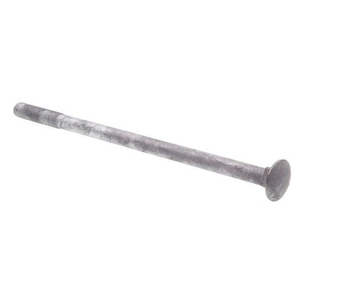Carriage Bolts 1/2in-13 X 10in A307 Grade A Hot Dip Galv Steel 10PK