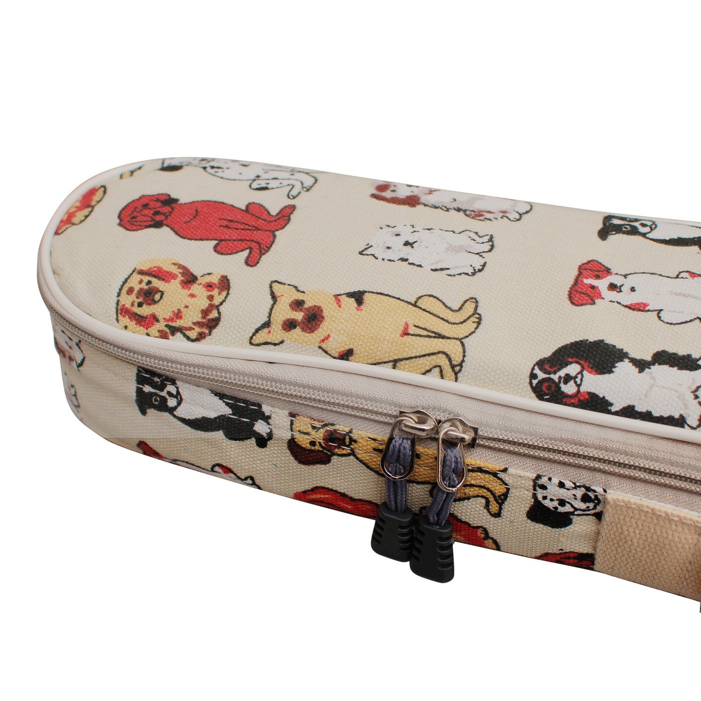 MUSIC FIRST Canvas 21β Soprano "MR DOG" ukulele case ukulele bag ukulele cover, Original Design.