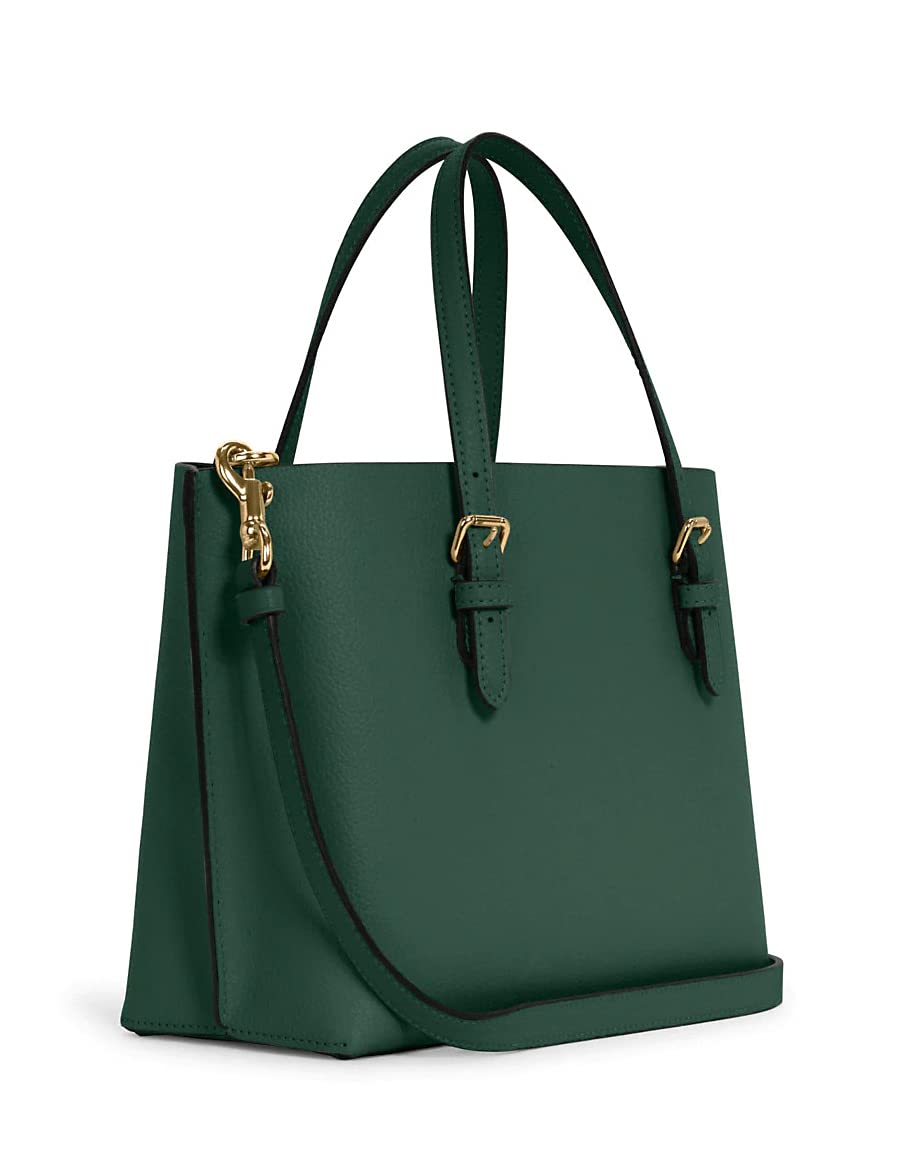 COACH Leather Mollie Tote 25, Everglade