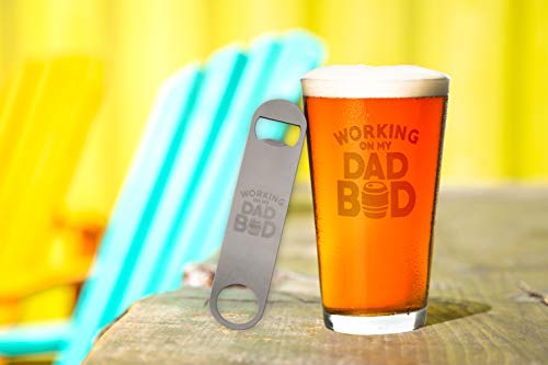 Dad Beer Glass & Bottle Opener Kit - Working on my Dad Bod Mug