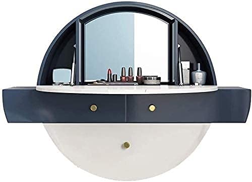 LEONYS Vanity Set, Makeup Vanity Table with Mirror, Dressing Table with 3 Drawers for Cosmetics Storage