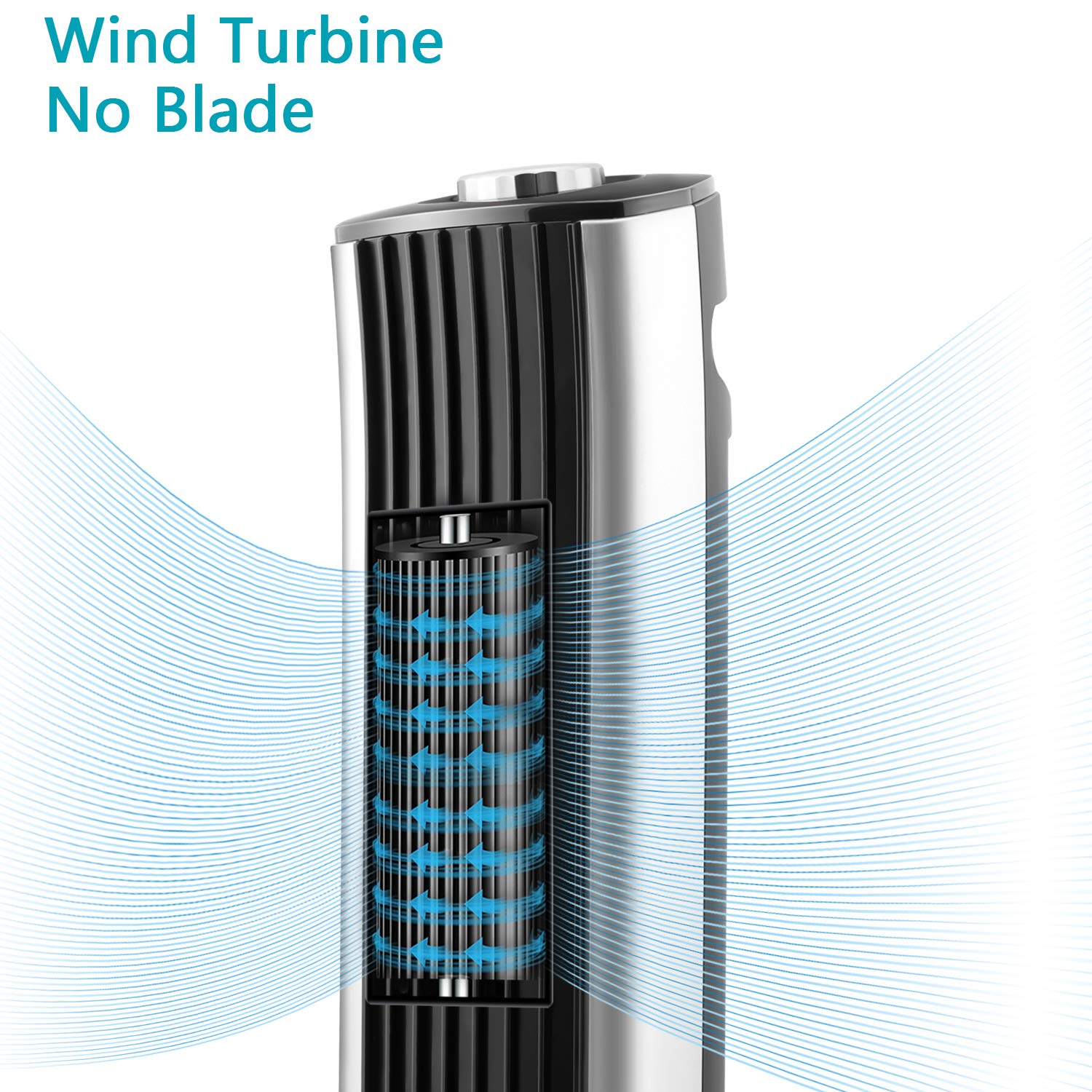 Small Oscillating Tower Fan, 14 Inch Ultra-Slim Quiet Desk Fan, Personal Table Fan, 2 Speed Settings and 2 Modes, Indoor Standing Fans for bedside Office Home Tabletop