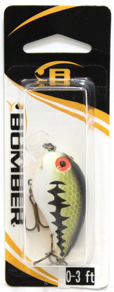 Bomber Lures Square A Crankbait Fishing Lure, Fishing Gear and Accessories, 2", 3/8 oz, Foxy Momma