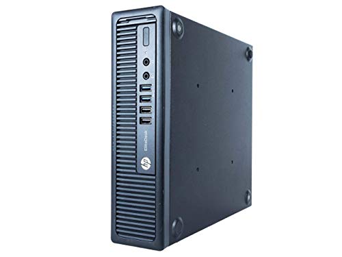 HP 800 G1 USFF Computer Desktop PC, Intel Core i5 3.2GHz Processor, 8GB Ram, 250GB Hard Drive, WiFi | Bluetooth, 1080p Webcam, Wireless Keyboard & Mouse, 20 Inch Monitor, Windows 10 (Renewed)