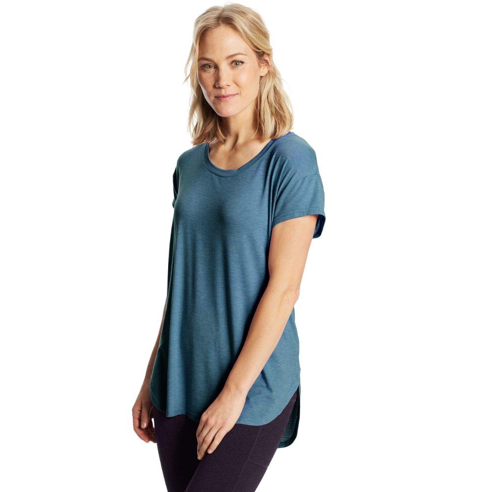 C9 Champion womens Active Tee T Shirt, Ebony, X-Large US