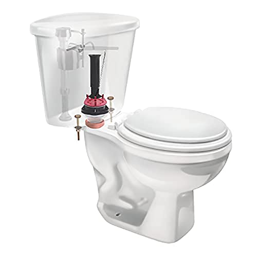 Fluidmaster 540AKRP5 3-Inch Complete, Adjustable Toilet Flush Valve Repair Kit , Black