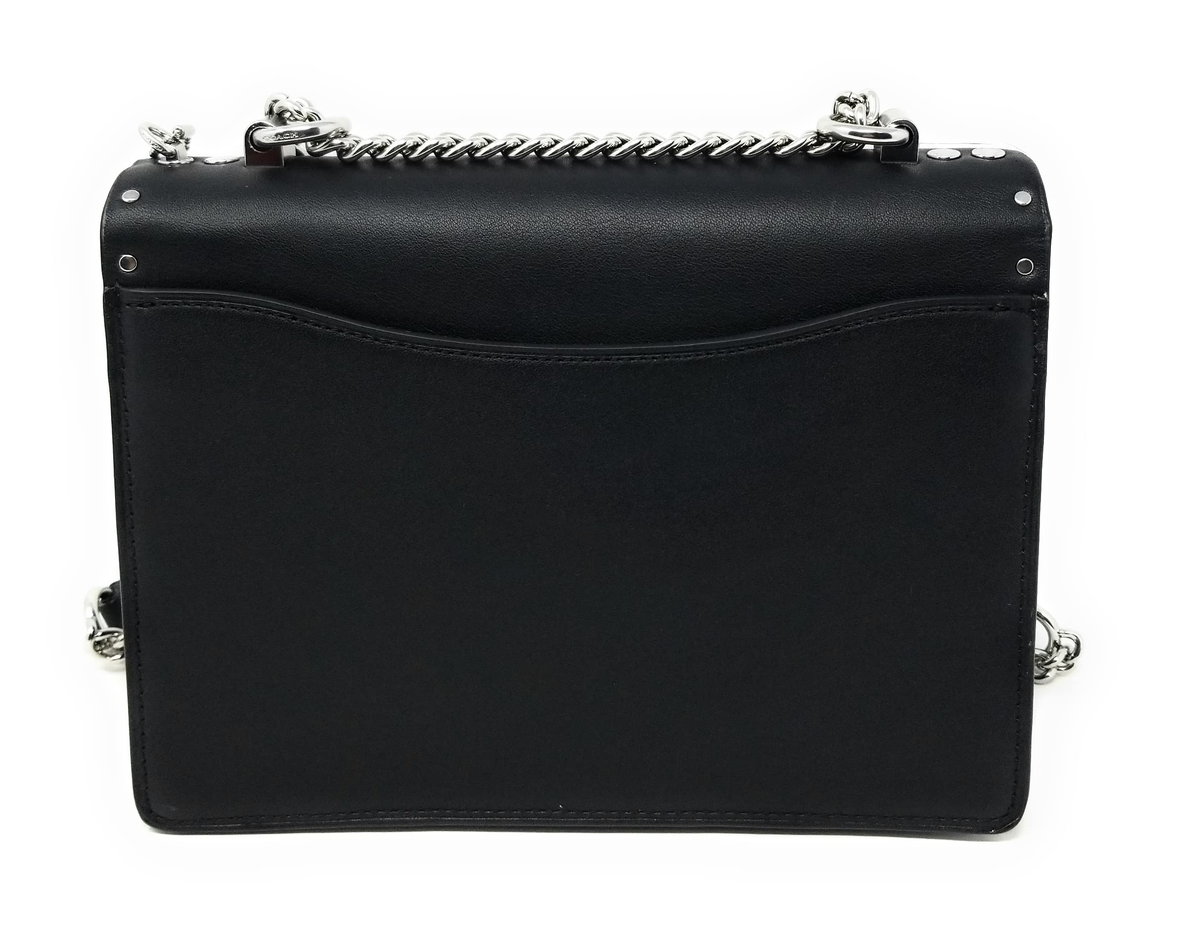 Coach Women's Klare Crossbody In Signature Canvas With Rivets (Snake Embossed - Graphite - Black Multi)