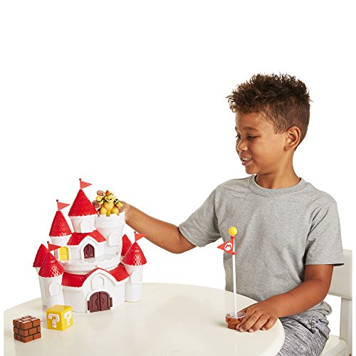 Super Mario Mushroom Kingdom Castle Playset with Exclusive 2.5β Bowser Figure