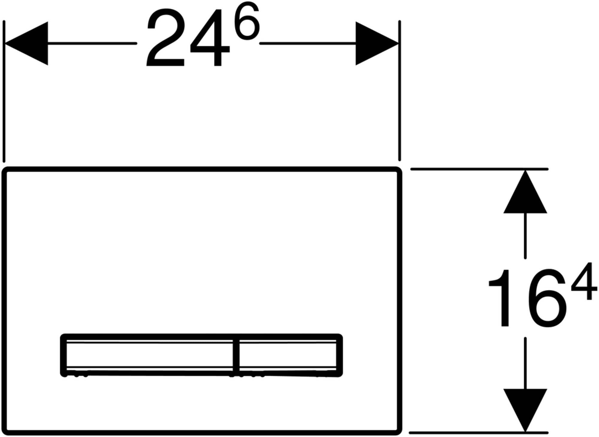 Geberit 115.788.GH.2 Toilets and Bidets, Cromo/Cromo Spazzolato