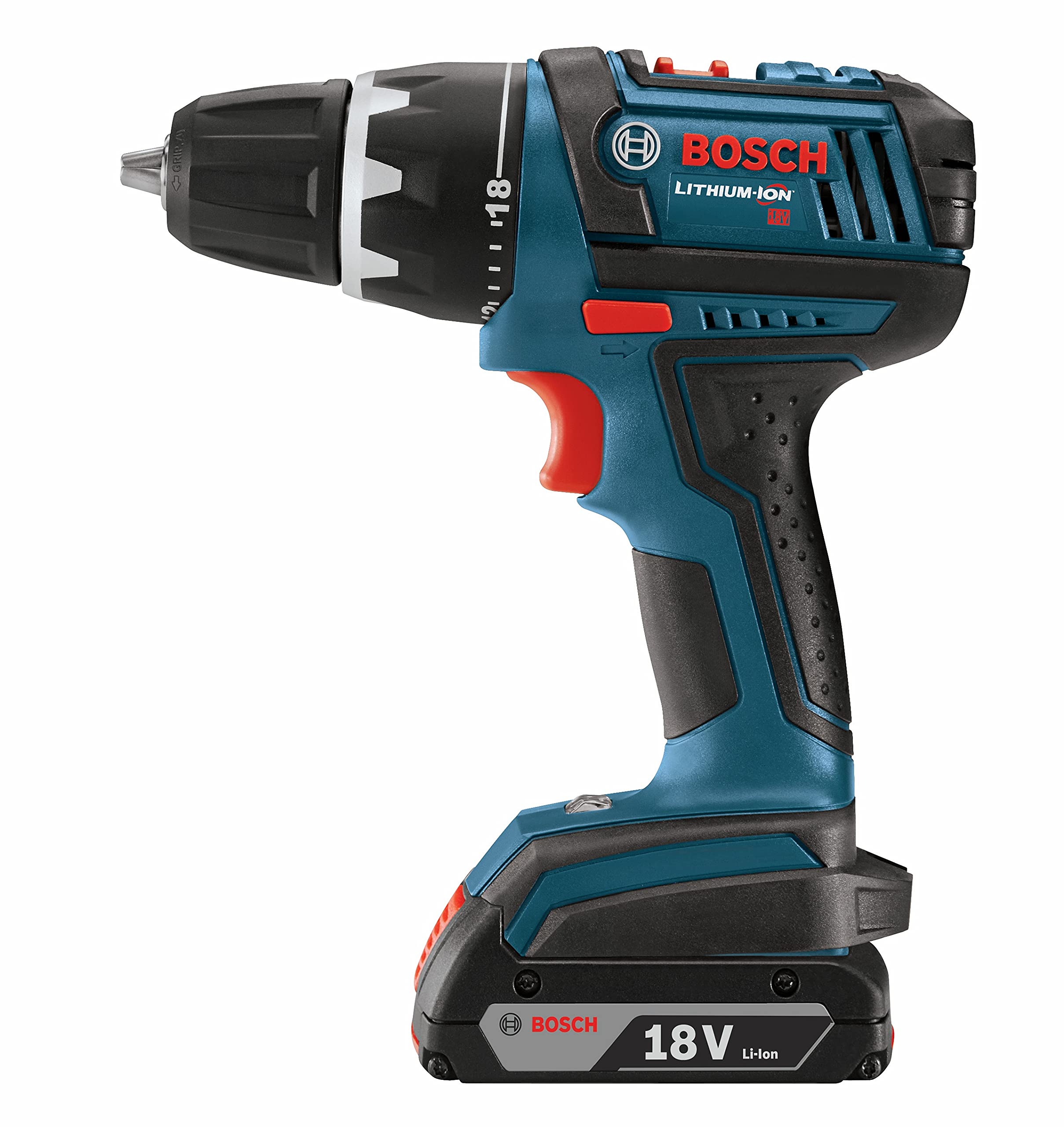 Bosch CLPK232-181 18V 2-Tool Combo Kit (Drill/Driver & Impact Driver) with (2) 2.0 Ah Batteries and 91-pc drill and drive bit set