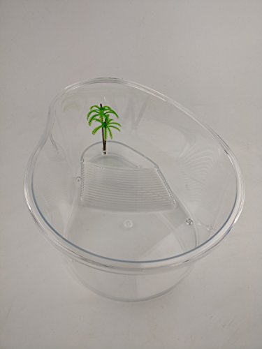OMEM Portable Reptile House Terrarium Habitat Clear and Breathable (Medium)