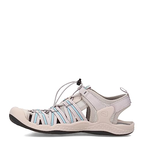 KEEN Women's Drift Creek H2 Closed Toe Water Sandals, Vapor/Porcelain, 8