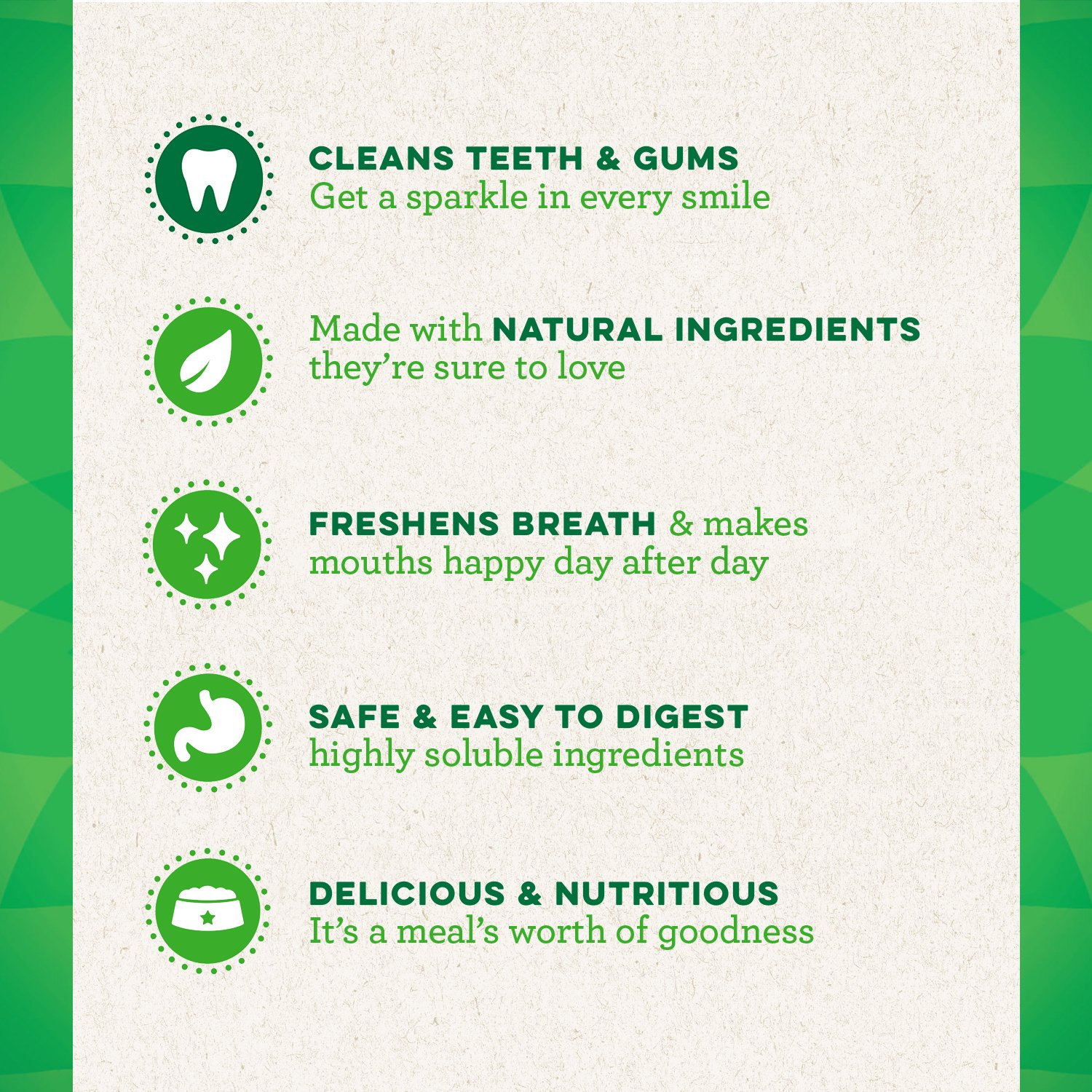 GREENIES Original Large Dog Dental Chews - 12 Ounces 8 Treats