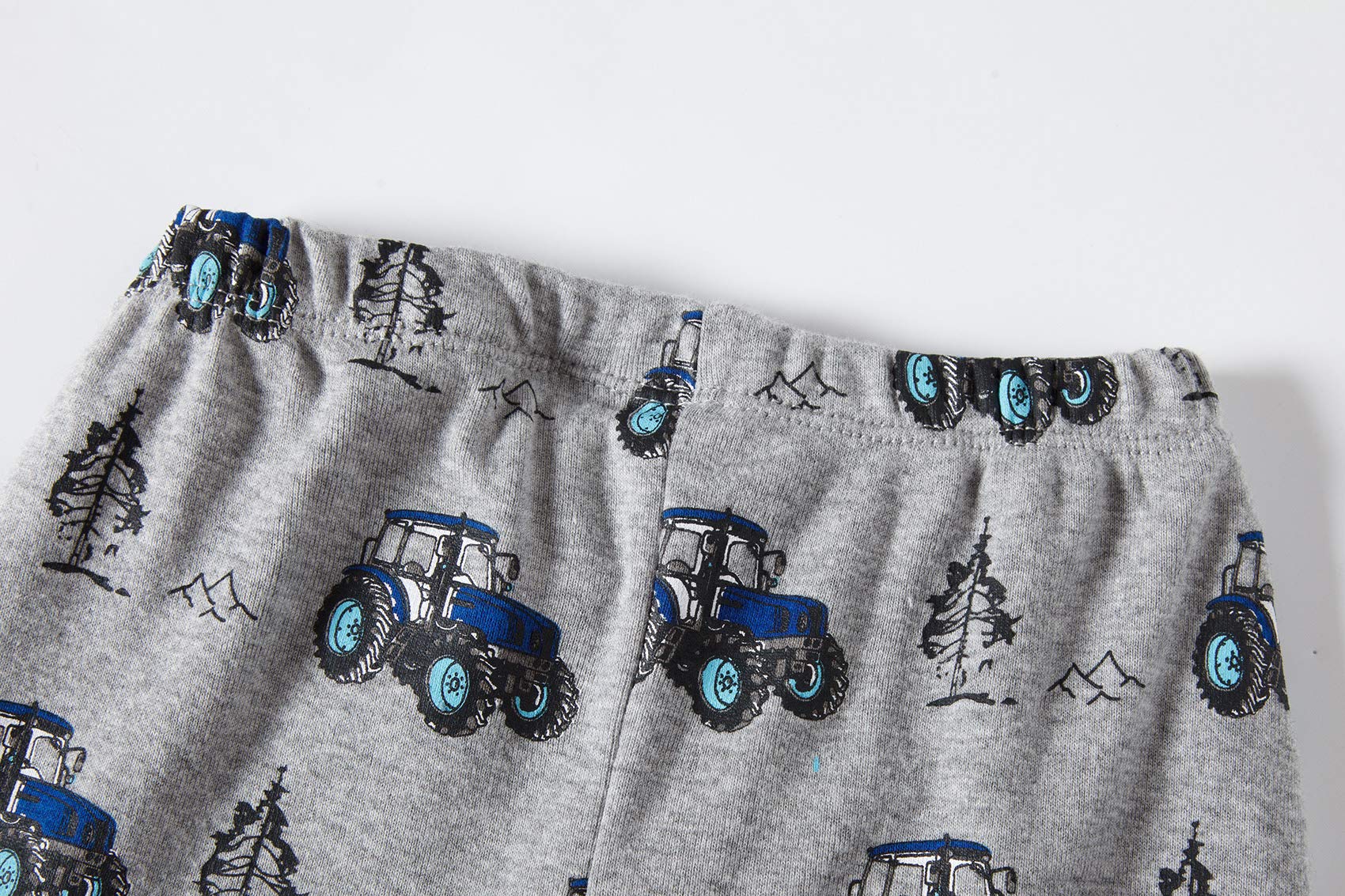 KikizYe Tractor Baby Boys Long Sleeve Pajamas sets Pants 100% Cotton Sleepwear Infant Size 12-18 Mothes