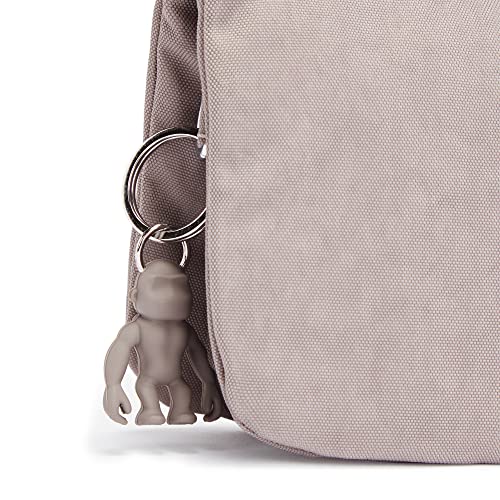 Kipling Women's Creativity Large Pouch, Versatile Cosmetics Kit, Lightweight Nylon Travel Organizer, Grey Gris, 7.25" L x 4.25" H x 0.5" D