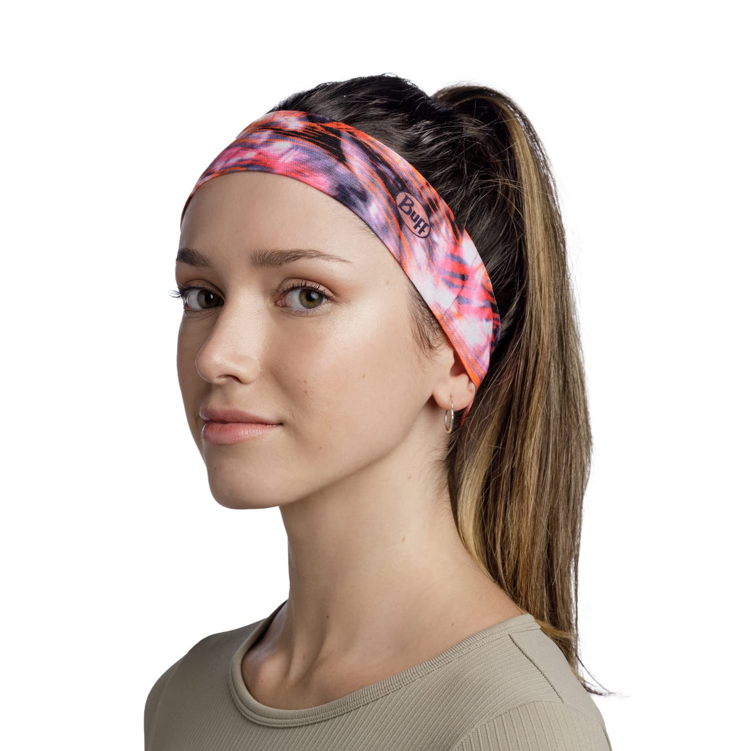 Buff Adults Coolnet UV Slim Running Moisture Wicking Headband - Multi One Size