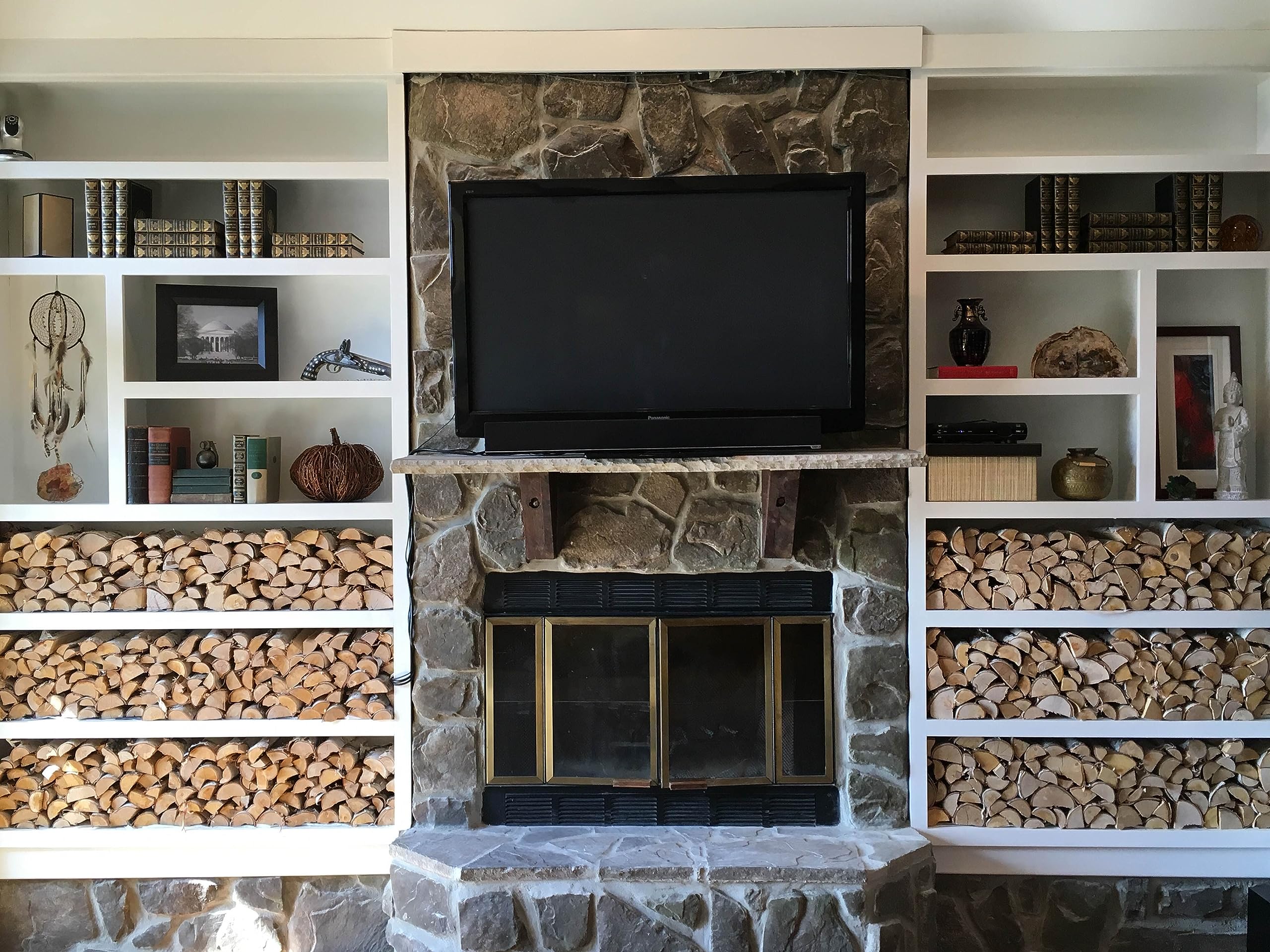 Wilson Cherry Split Firewood - Seasoned Natural Kiln Dried Fireplace, Fire Pit, Bonfire Logs (Regular)