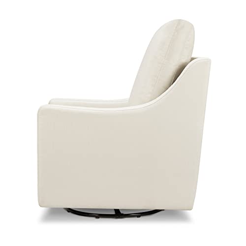 DaVinci Field Swivel Glider in Cotton Weave, Greenguard Gold Certified