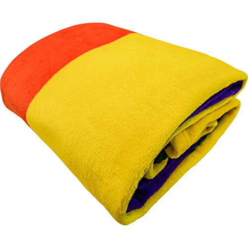 Infinity Republic - Rainbow Pride Soft Fleece Throw Blanket - 50x60 Perfect for Living Rooms, bedrooms, Kids' Rooms, Outdoors