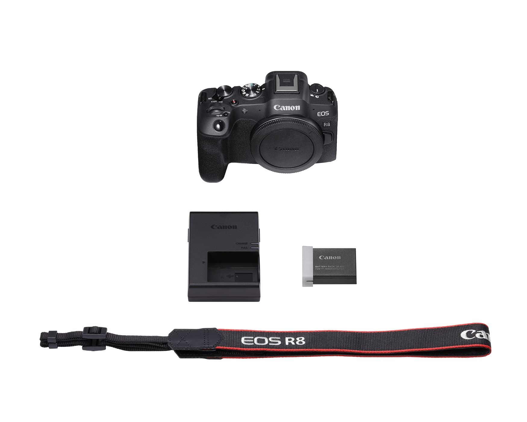 Canon EOS R8 Full-Frame Mirrorless Camera (Body Only), RF Mount, 24.2 MP, 4K Video, DIGIC X Image Processor, Subject Detection & Tracking, Compact, Lightweight (Renewed)
