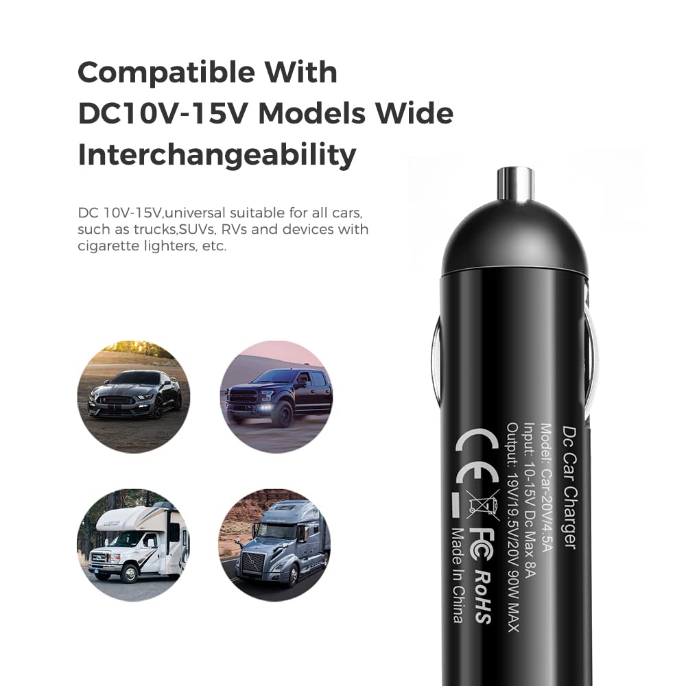 CASIMY 19V Car Charger Compatible with Ultimate Ears UE Hyperboom Hyper Boom Portable Bluetooth Party Speaker S00175 884-001085 984-001591 984-001689 Car Cigarette Lighter Power Supply DC Adapter