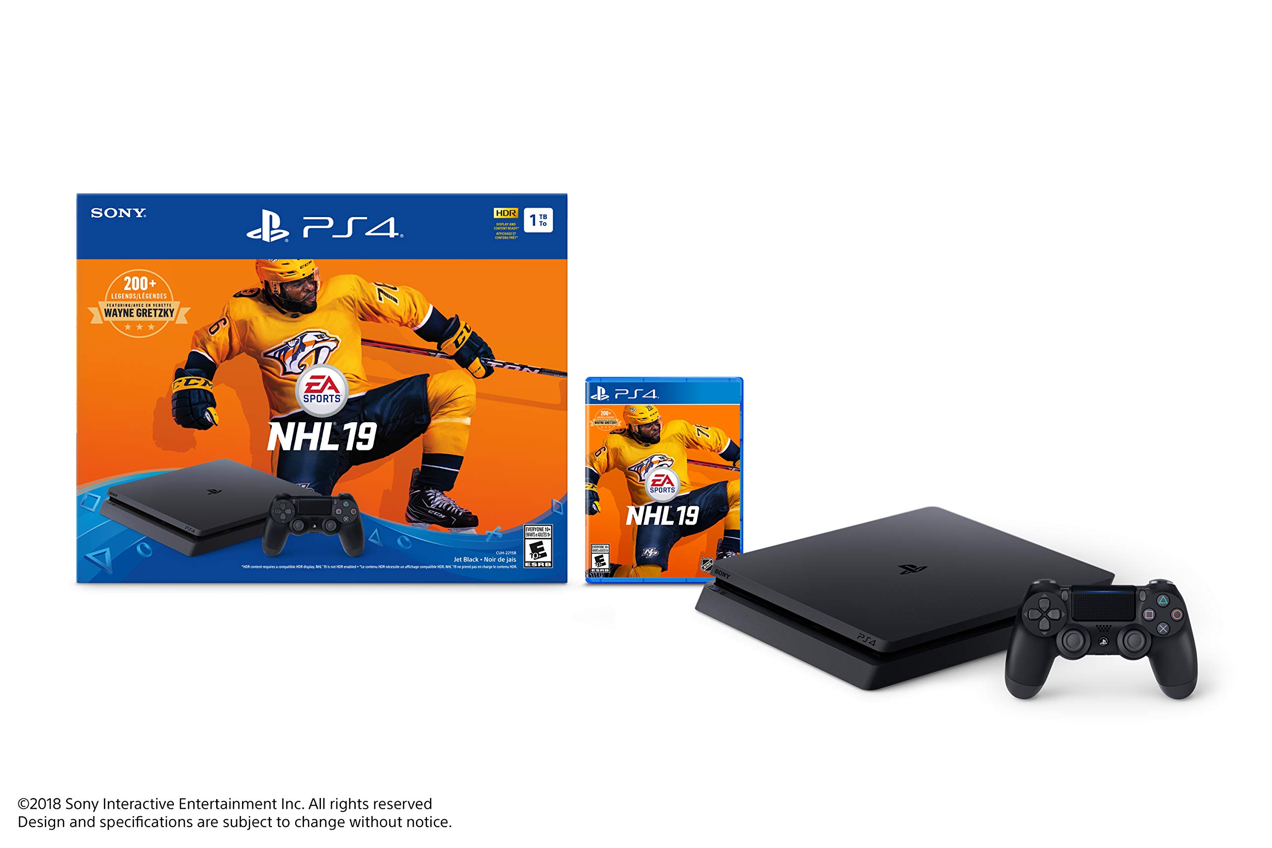 Sony PlayStation 4 1TB Slim - NHL 19 Bundle Edition