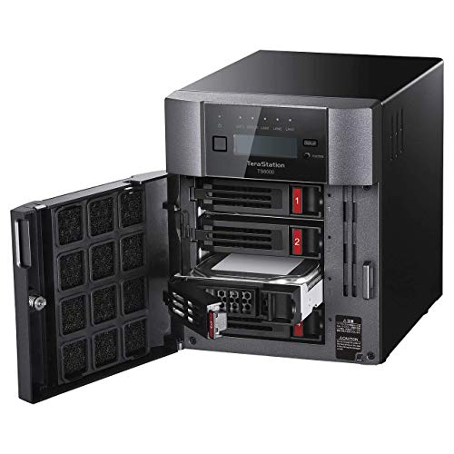 BUFFALO TeraStation 6400DN 32TB Desktop NAS with HDD Included, 4x8TB RAID 5, 10GbE, Snapshot Protection, Cloud Integration, 3-Year Warranty