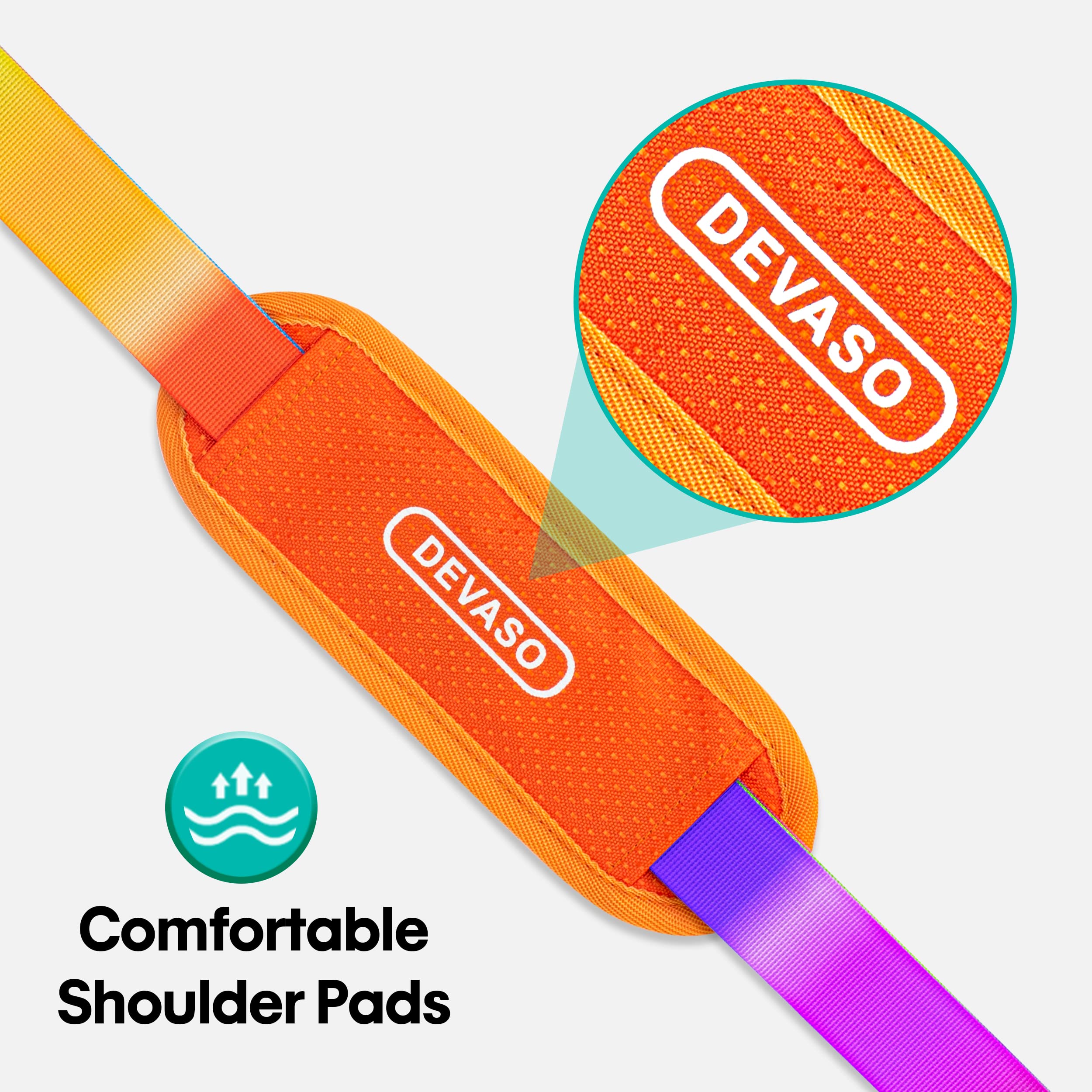 DEVASO Shoulder Strap,Adjustable Comfortable Belt with Metal Hooks for DEVASO Waterproof Case Which is Compatible with Nintendo Switch OLED and Nintendo Switch
