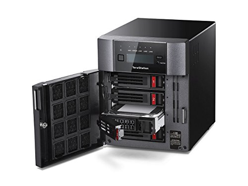 BUFFALO TeraStation 5410DN Desktop NAS 24TB (4x6TB) with HDD NAS Hard Drives Included 10GbE / 4 Bay/RAID/iSCSI/NAS/Storage Server/NAS Server/NAS Storage/Network Storage/File Server